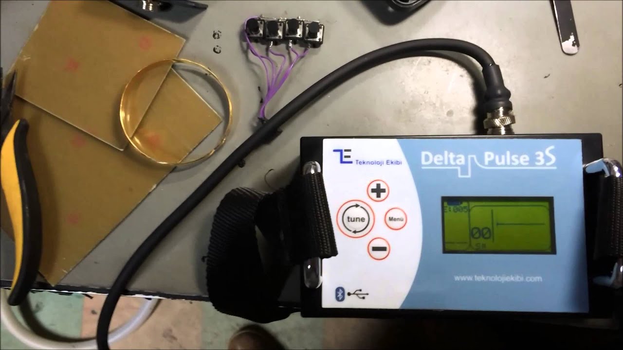 Delta Pulse 3S Altın ve Demir Ayrım Testi - YouTube