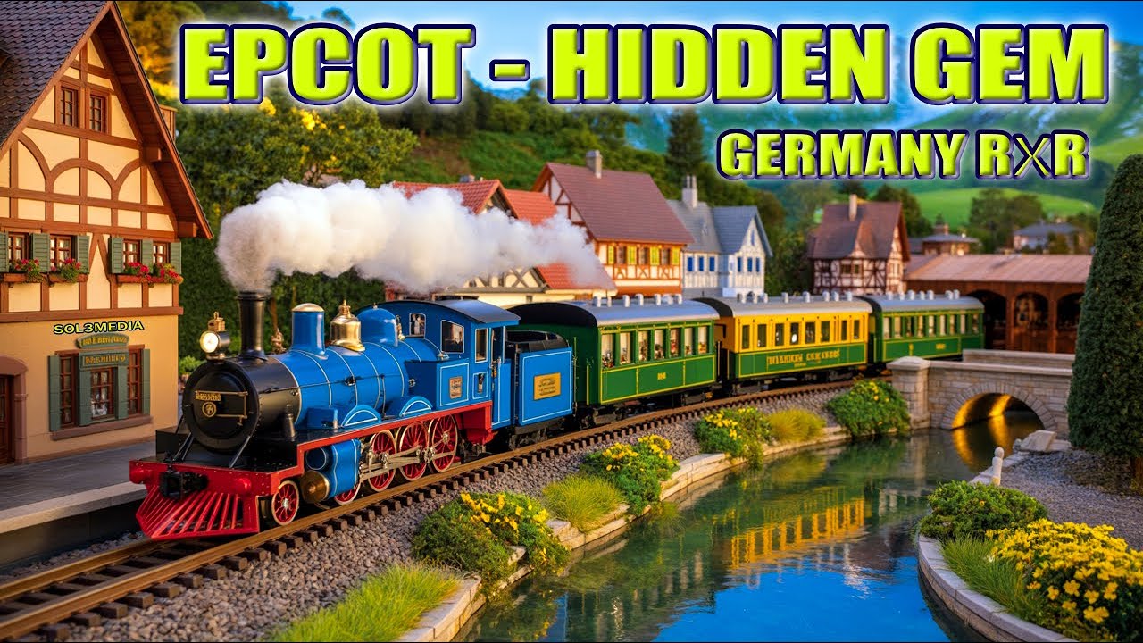 Epcot's Hidden Gem! - Germany Model Railroad #epcot #railfan # ...