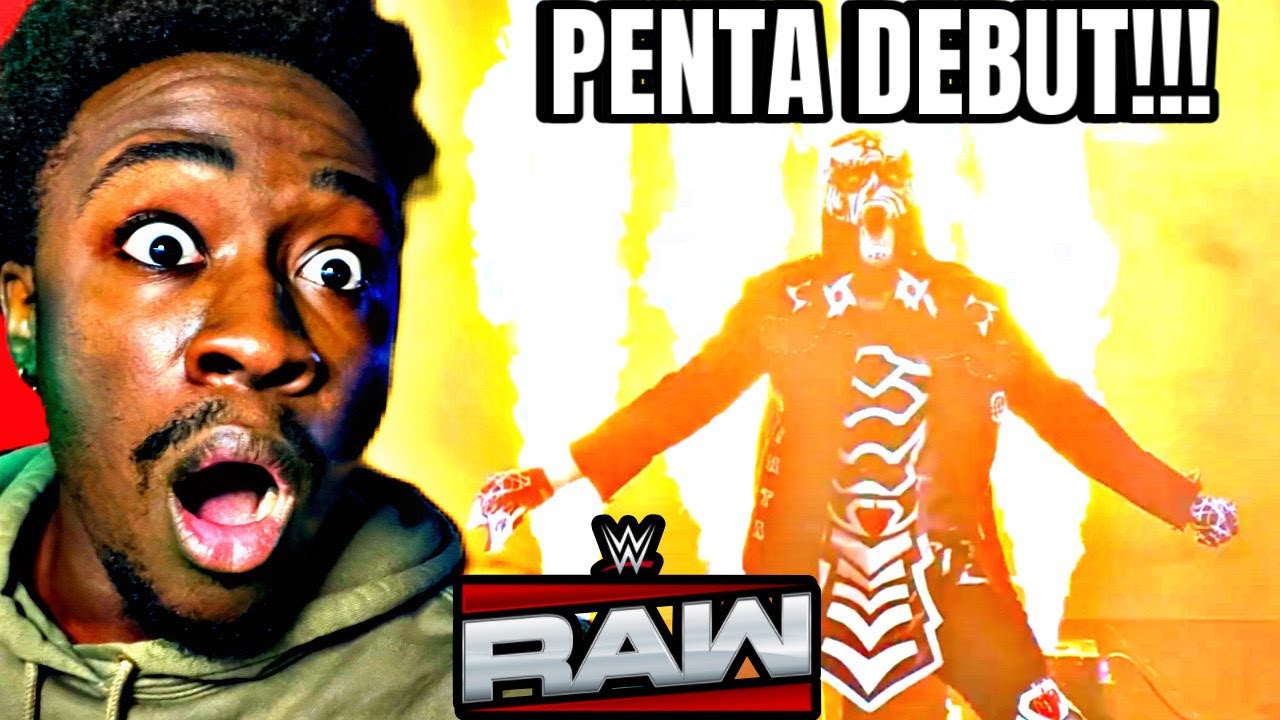 PENTA DEBUTS ON WWE RAW | LIVE REACTION - YouTube