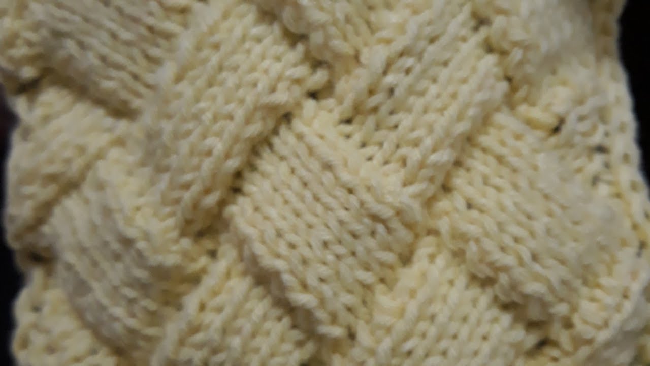 Cum tricotăm model ENTRELAC.Entrelazado.Interlace knit.Maglia ...