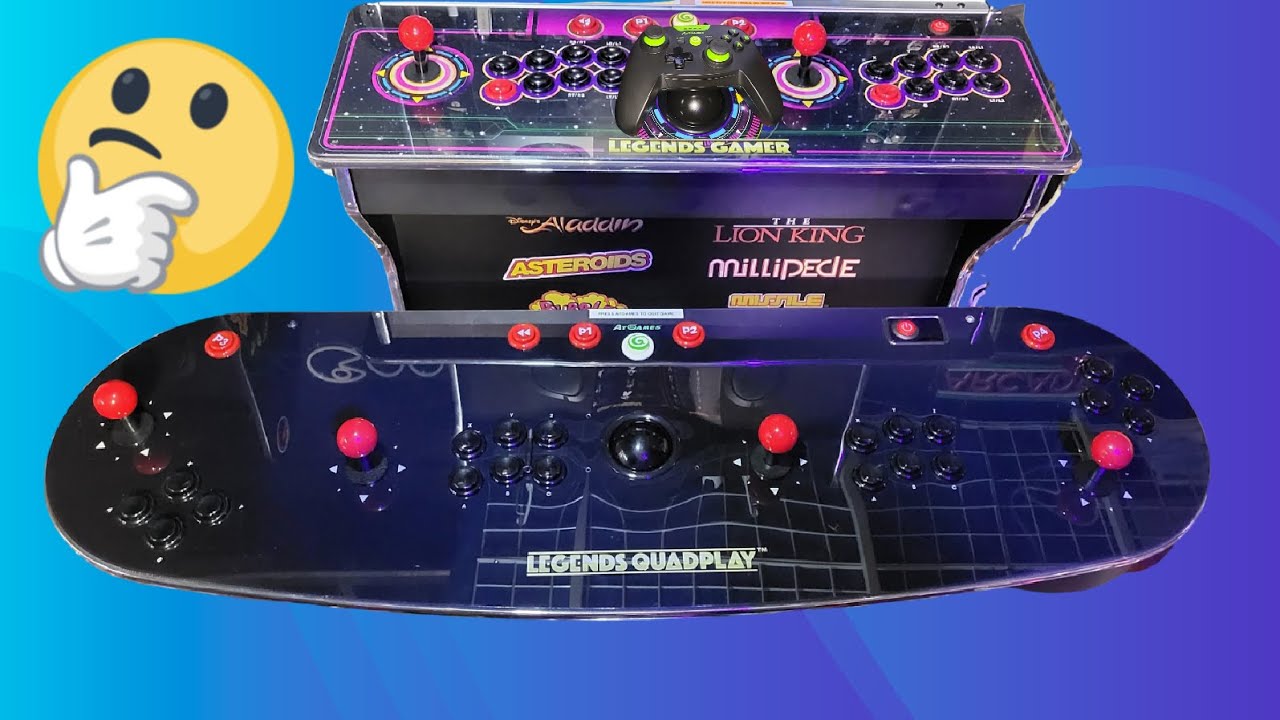 How to Connect PC to Legends Ultimate to Play Steam Arcade Games with Quadplay and Gamer - YouTube