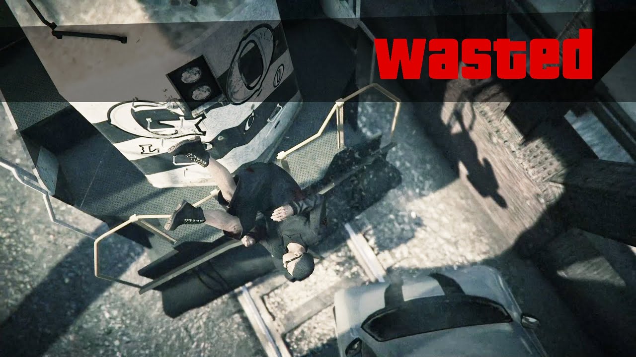 WASTED - GTA V - YouTube