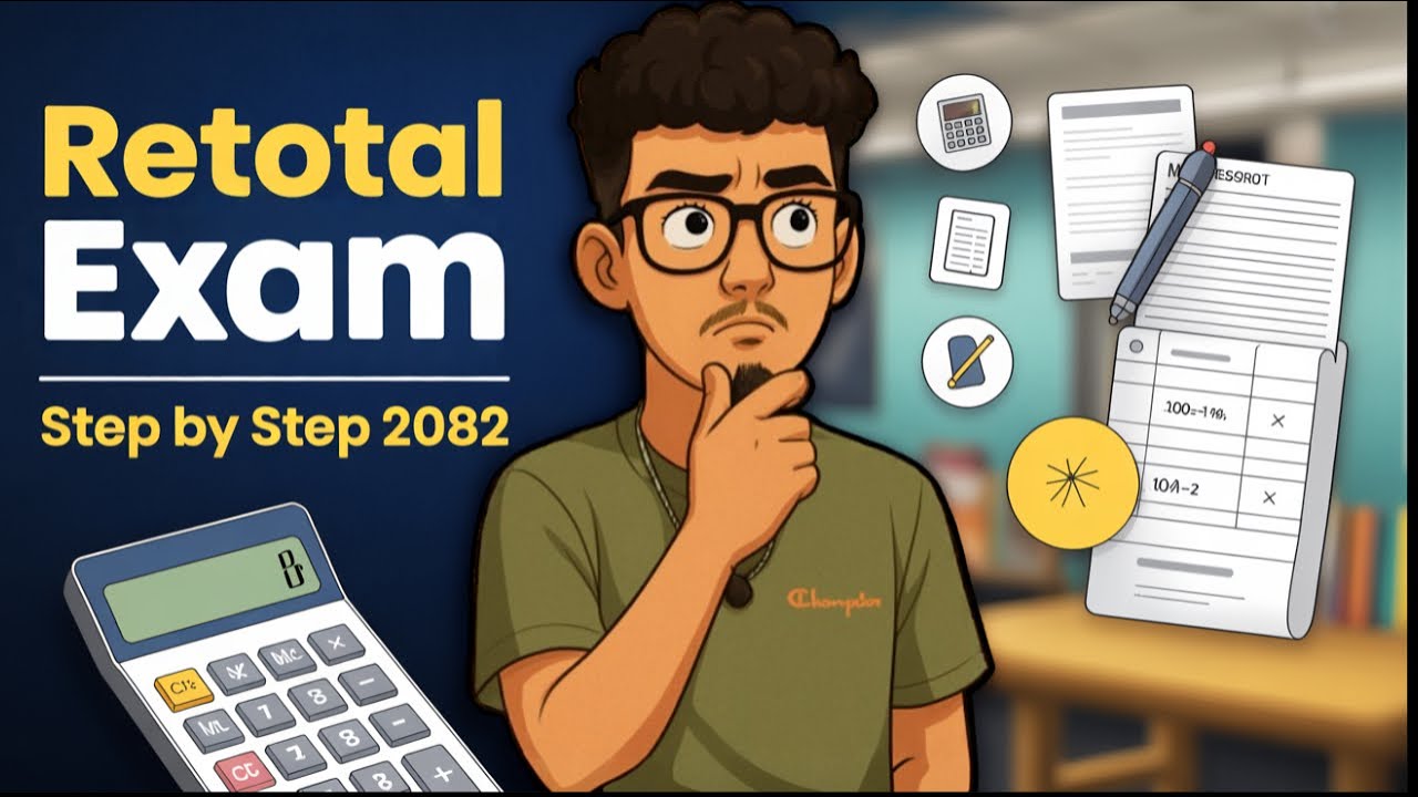 SEE Re-Exam Retotal कसरी गर्ने? | Step-Wise Process 2082 - YouTube