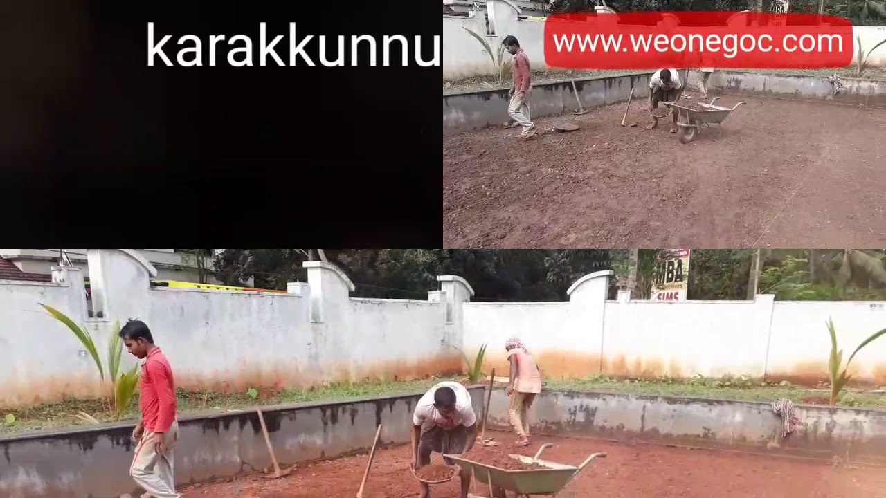 how to fixing interlock in kerala house...ഇന്റർലോക്ക് വിരിക്കുന്നത് ...