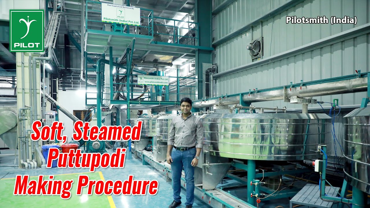 Rice Powder Plant Working | Steamed Puttu Podi Production - YouTube