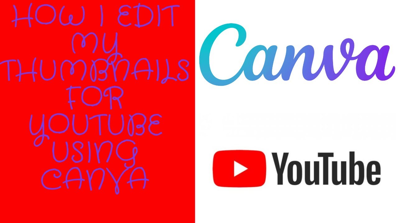 How I Edit My Thumbnails For Youtube Using Canva - YouTube