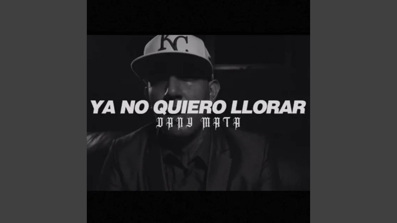 Ya No Quiero Llorar - YouTube