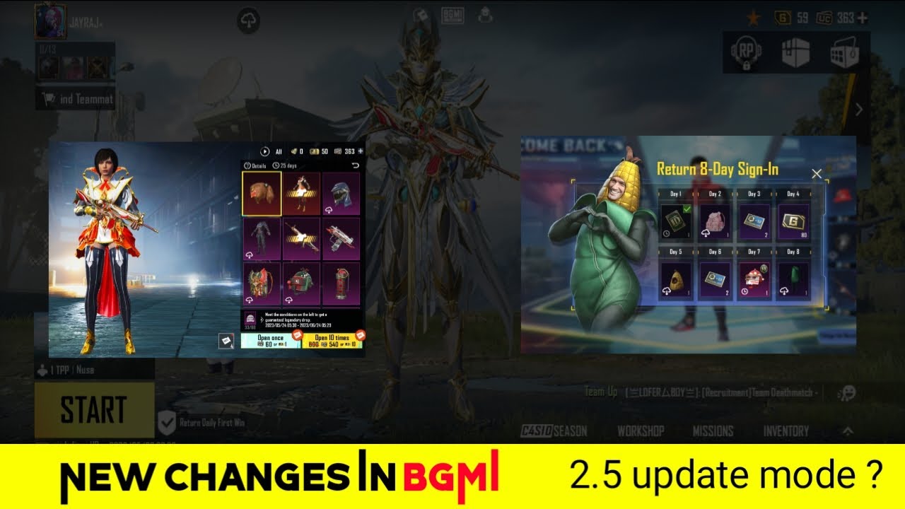BGMI is back | new change in bgmi | premium crate | new bgmi events ...