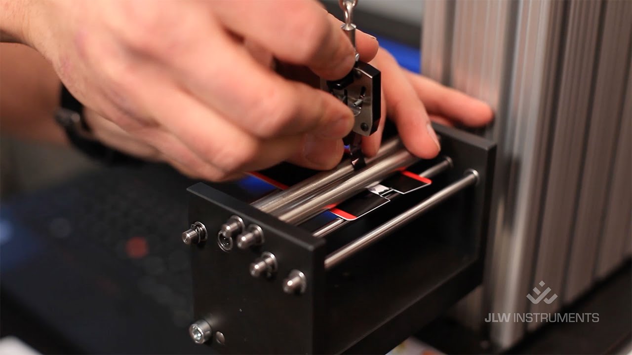 90° Credit Card Peel Test: Demo of Test Stand & Gauge System - YouTube