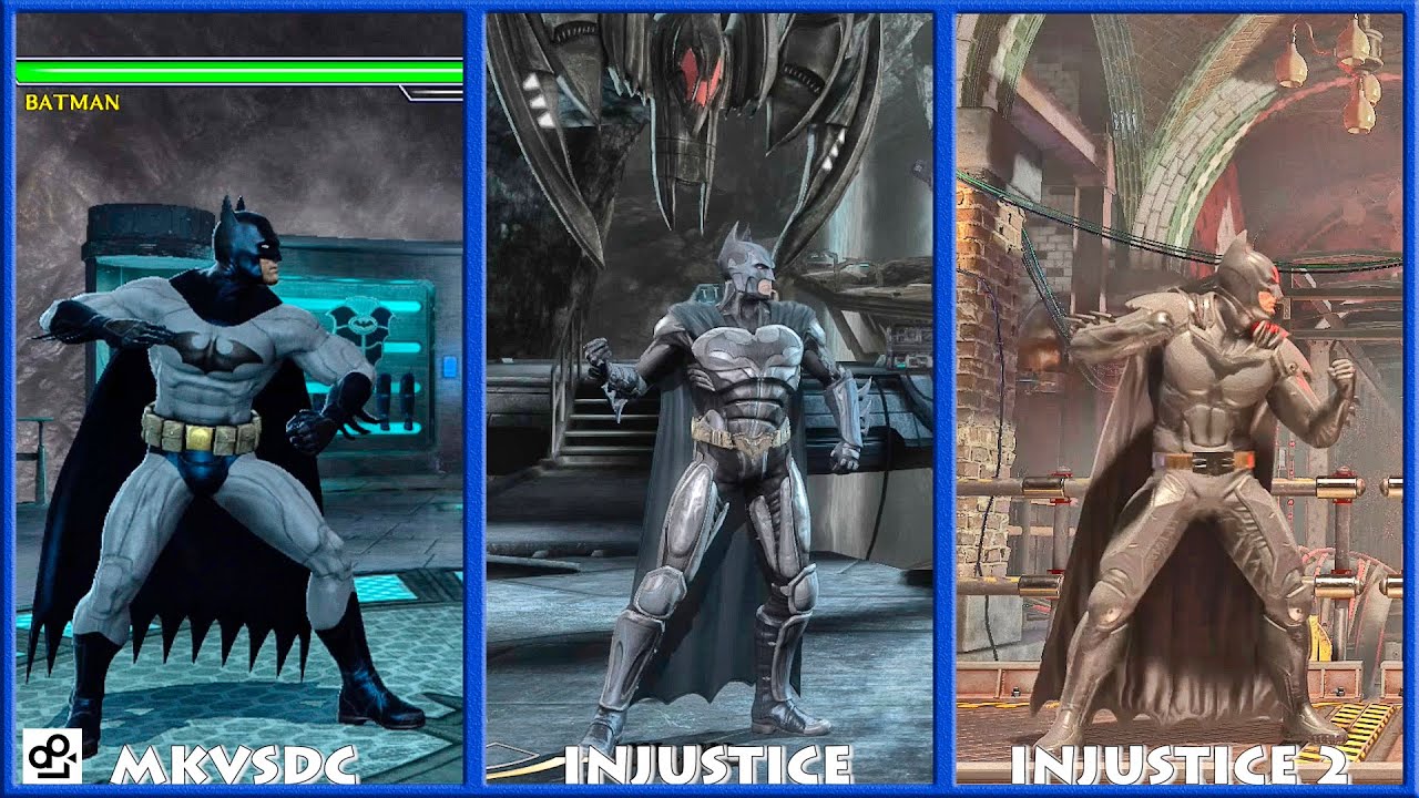 BATMAN Graphic Evolution 2008-2017 Injustice DC Universe MKvsDC ...