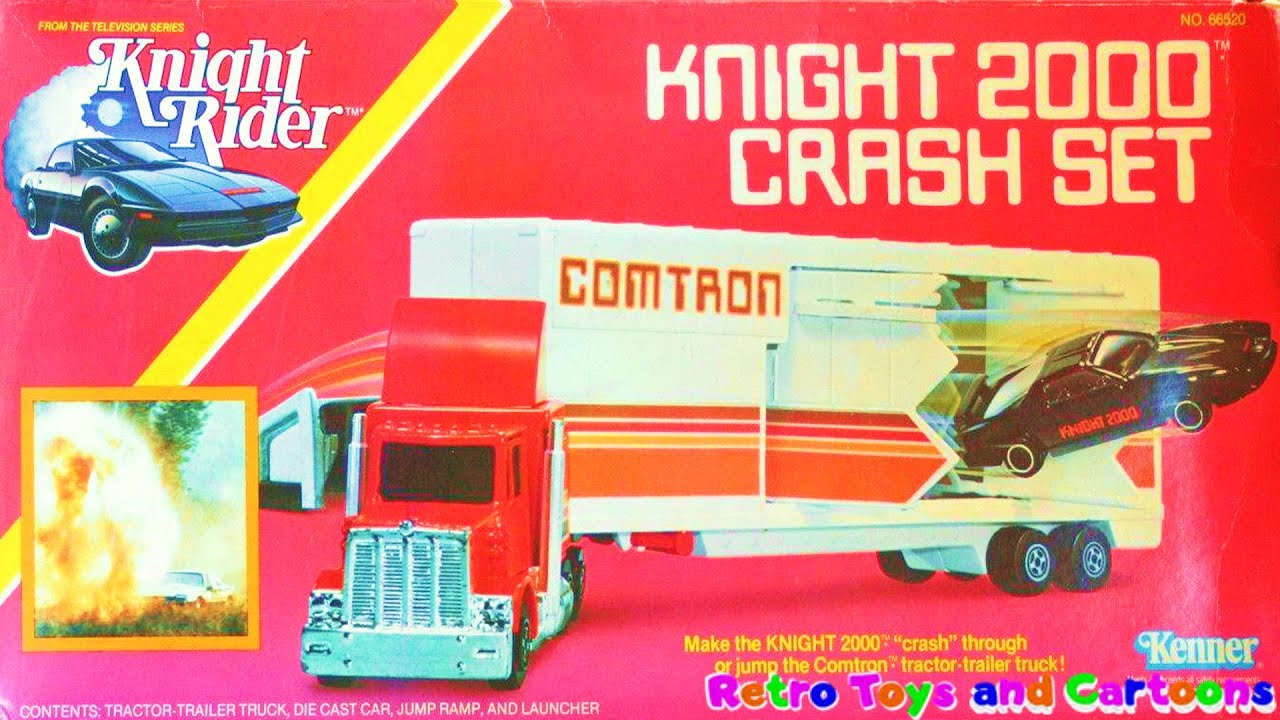 The Knight 2000 Crash Set Kenner Commercial Retro Toys and Cartoons ...