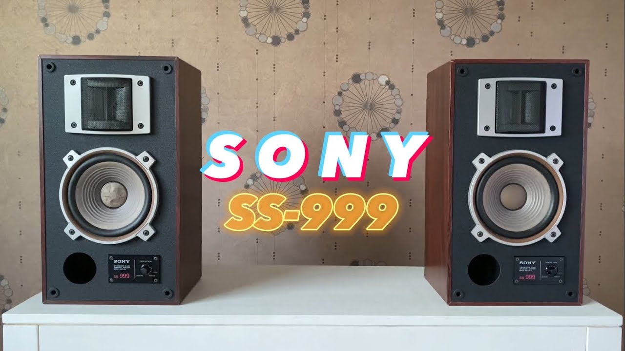 ลำโพง SONY SS-999 Japan - YouTube