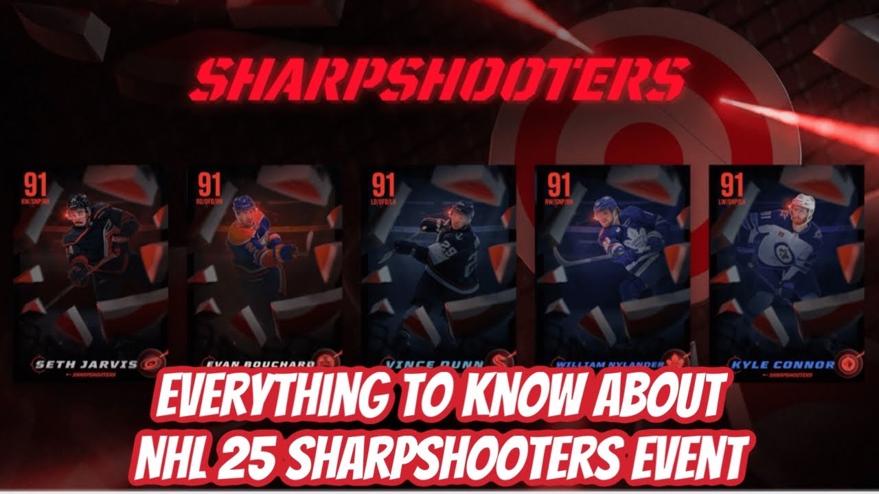 EVERYTHING YOU NEED TO KNOW ABOUT THE SHARPSHOOTERS EVENT IN NHL 25 HUT ...