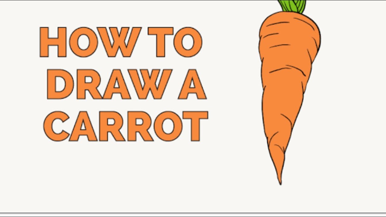 How to make a carrot with 2 triangle - YouTube