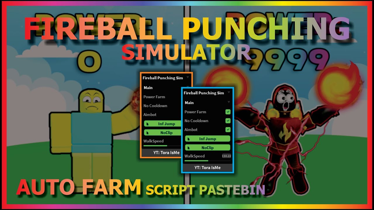 FIREBALL PUNCHING SIMULATOR Script Pastebin 2023 AUTO FARM | NO ...