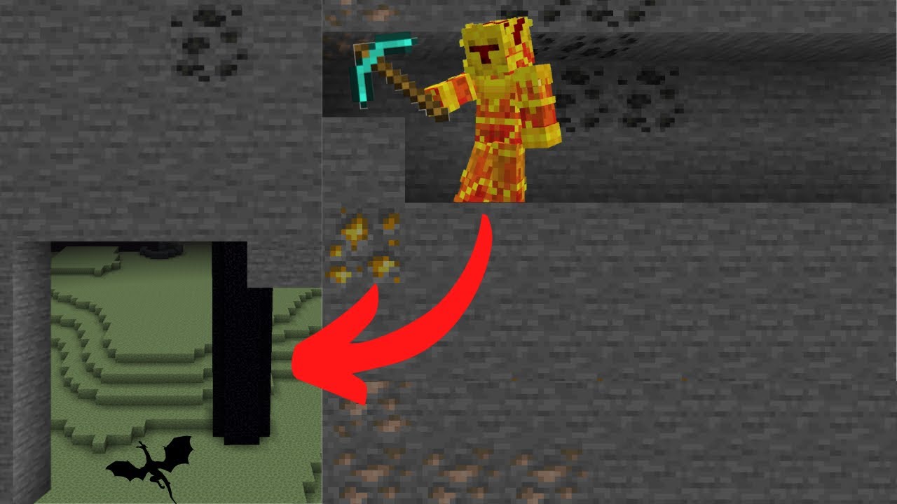 Digging Straight Down to the End in Minecraft! | 5k Subscriber Special ...