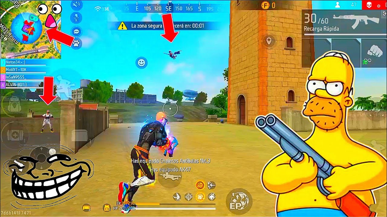 😄 SI TE RIES PIERDES en FREE FIRE #17 🤣 Momentos Divertido en free fire ...