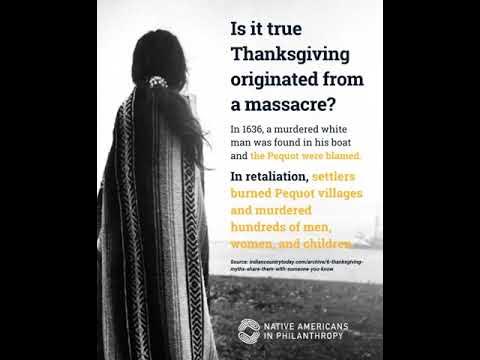 Thanksgiving as Celebration and Day of Mourning - YouTube