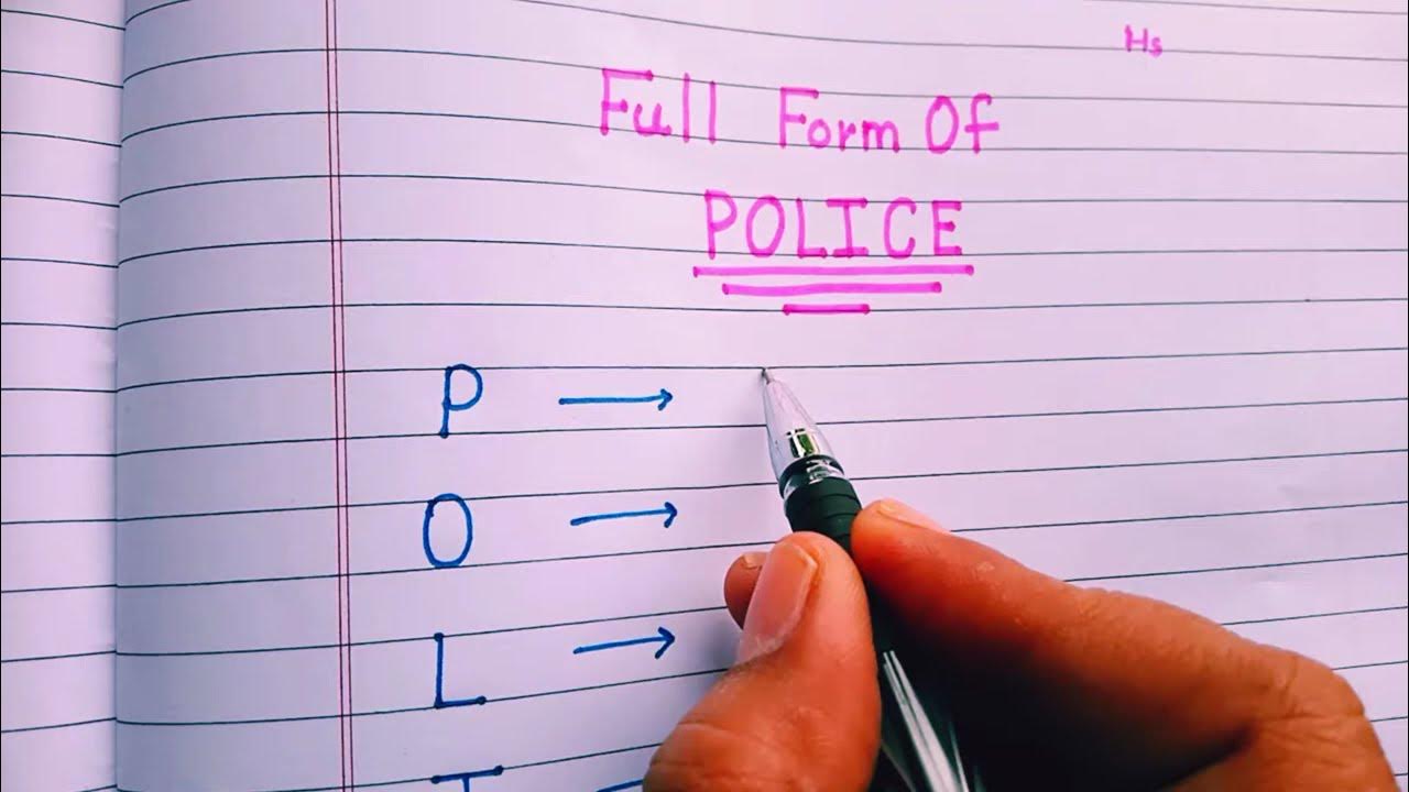 LONGFORM || POLICE || Handwriting Style || 153 - YouTube
