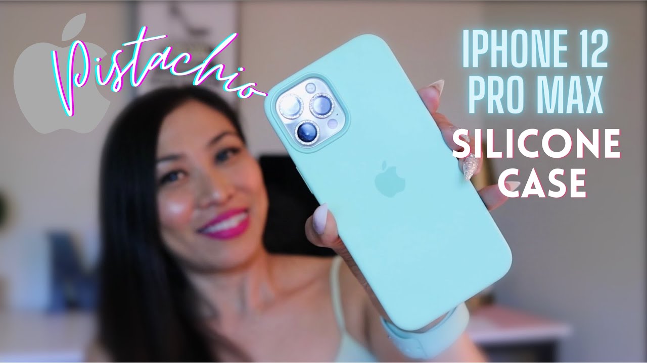 🍎 Apple iPhone 12 Pro Max Silicone Case in Pistachio | Maureen Scott ...