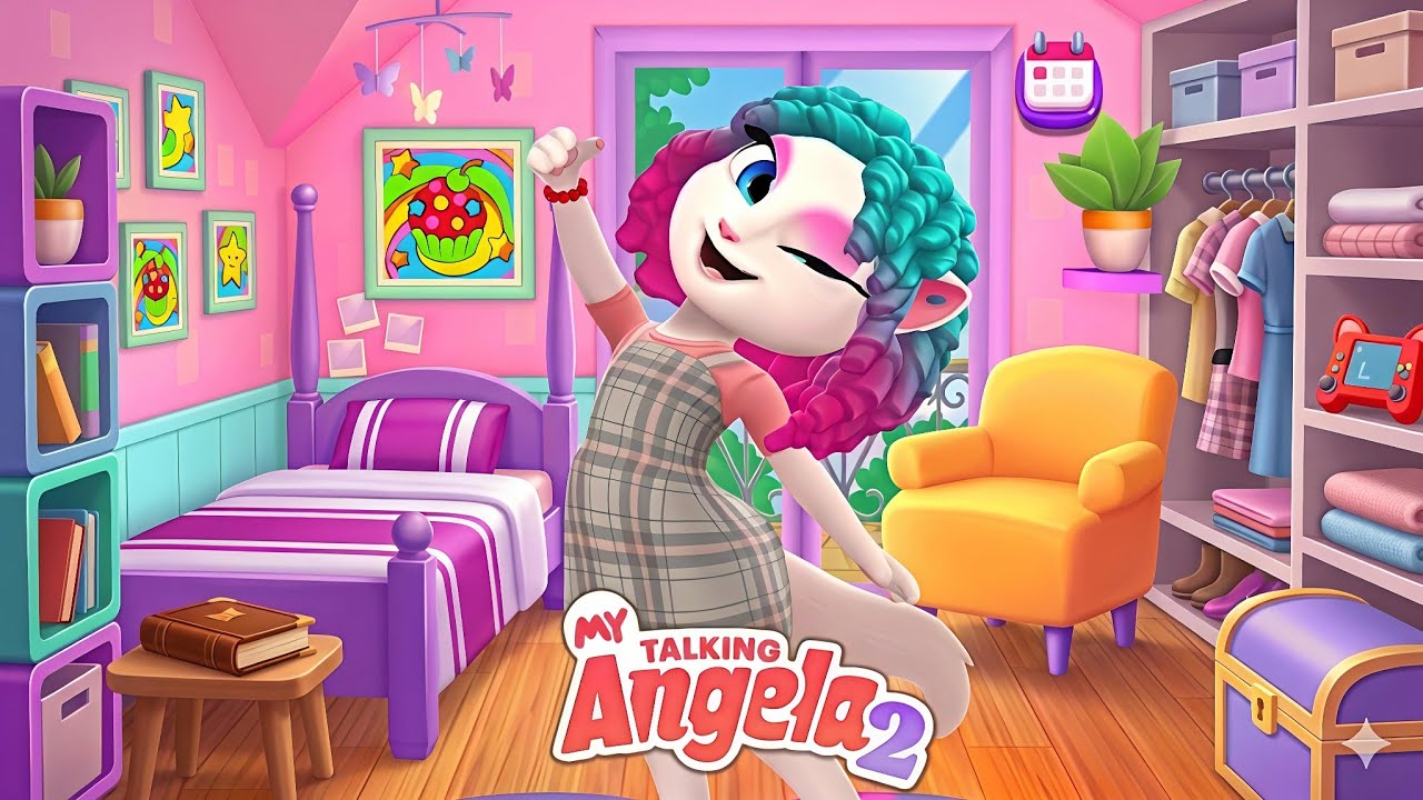 My Talking Angela 2 - A New Happy Day! So Much Fun! 💫 - YouTube