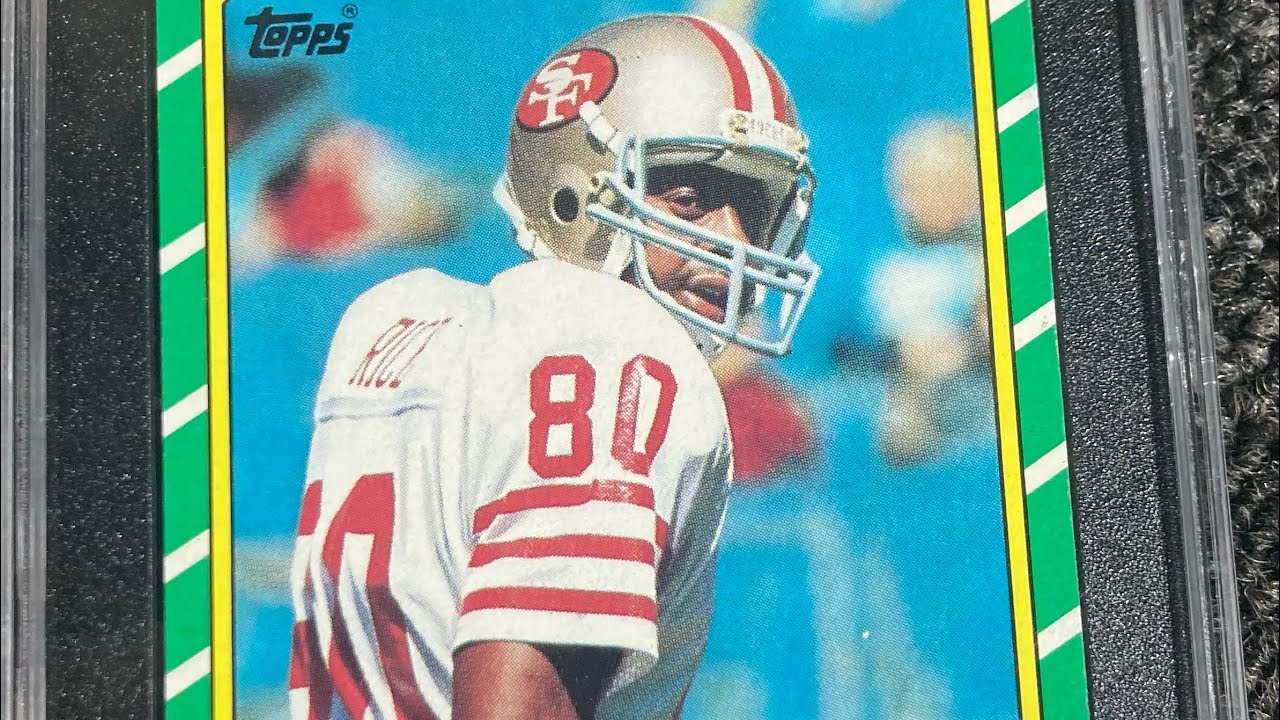 Jerry Rice-ROOKIE CARD GRADED SGC - YouTube