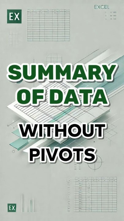Easily SUMMARIZE Your Data with Excel's GROUPBY Function! - YouTube