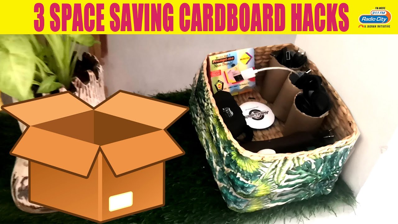 3 Simple Space Saving Cardboard Hacks | Home Guide | Radio City ...