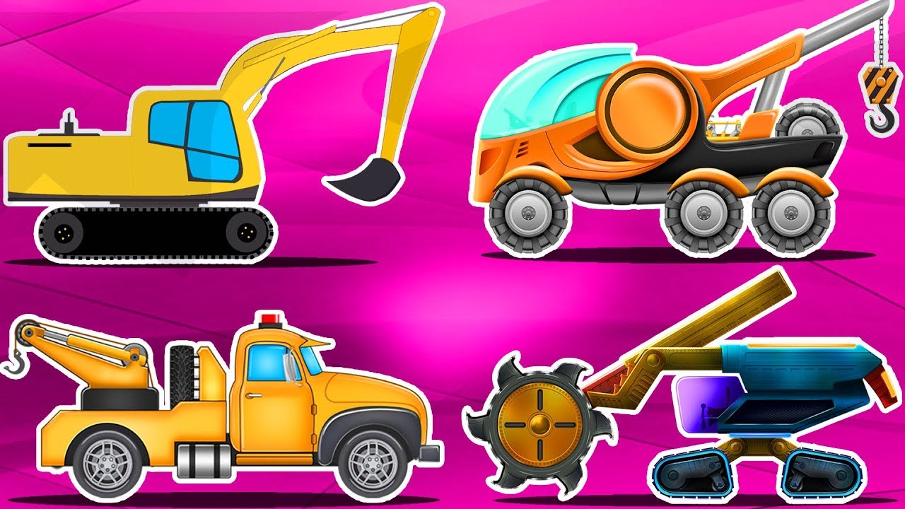 Excavator | Formation And Uses | Street Vehicle Videos by Kids Channel ...