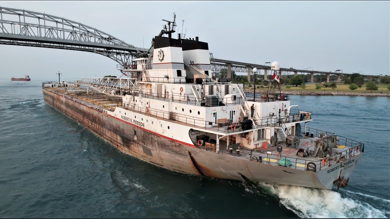 ROBERT S. PIERSON - Upbound Port Huron, Michigan 6-5-2023 - YouTube
