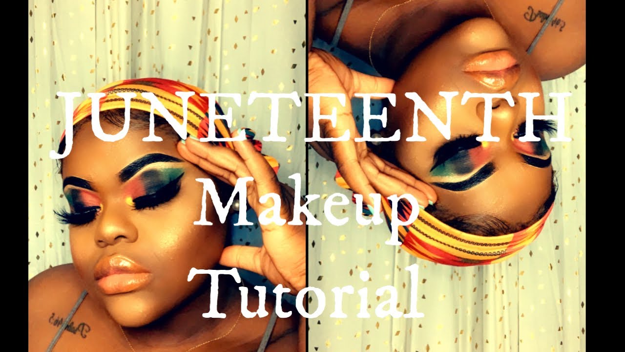 JUNETEENTH MAKEUP | NO TALKING | BLM *2020 - YouTube