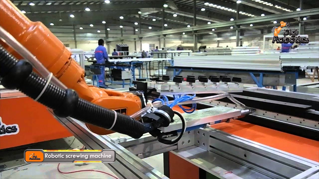 #DGWorld 1st Aluminium Louver Doors Robotics Screwing & Assembling ...