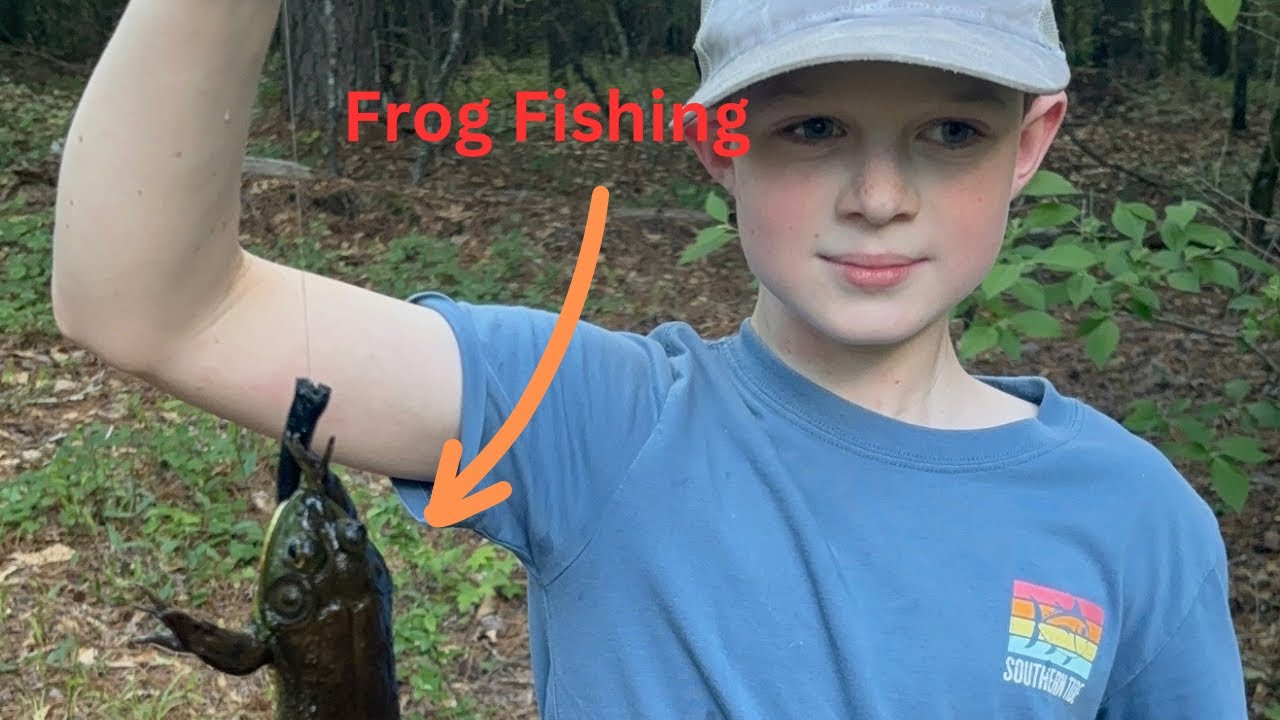 Fishing for GIANT Bull Frogs! - YouTube
