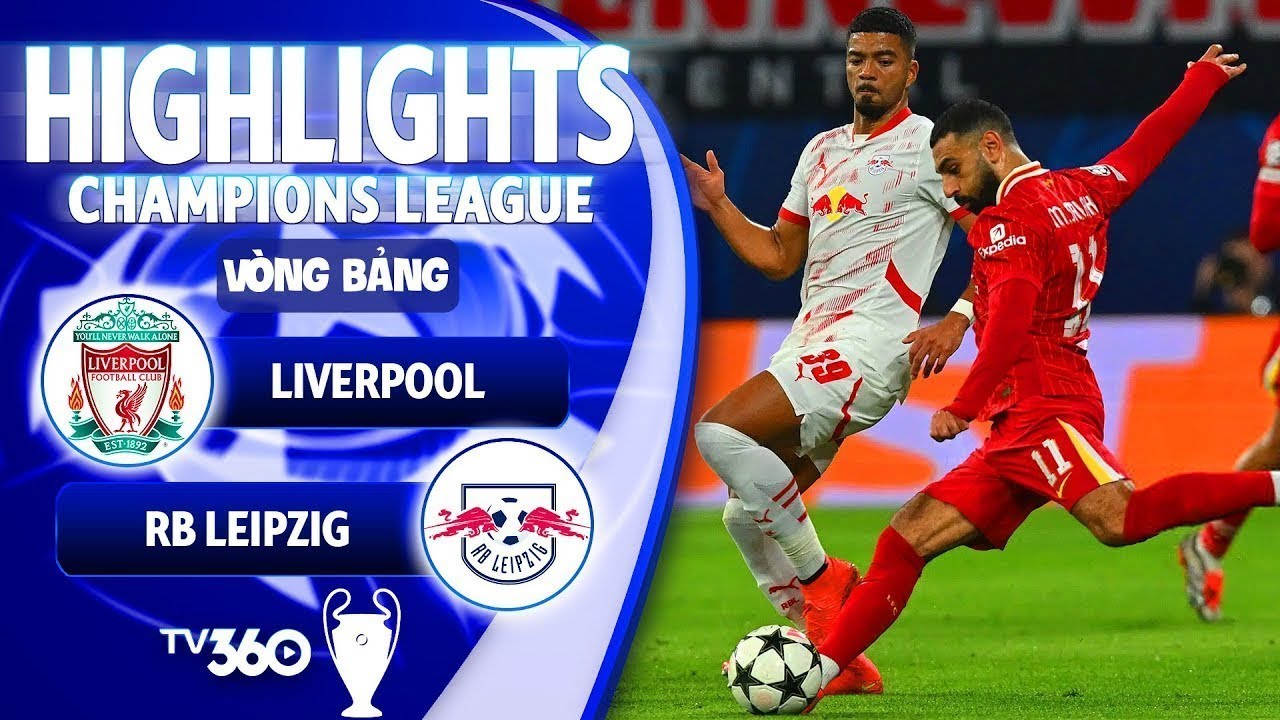 LIVERPOOL VS RB LEIPZIG HIGHLIGHTS & ALL GOALS 2025 | VÒNG 3 UEFA ...
