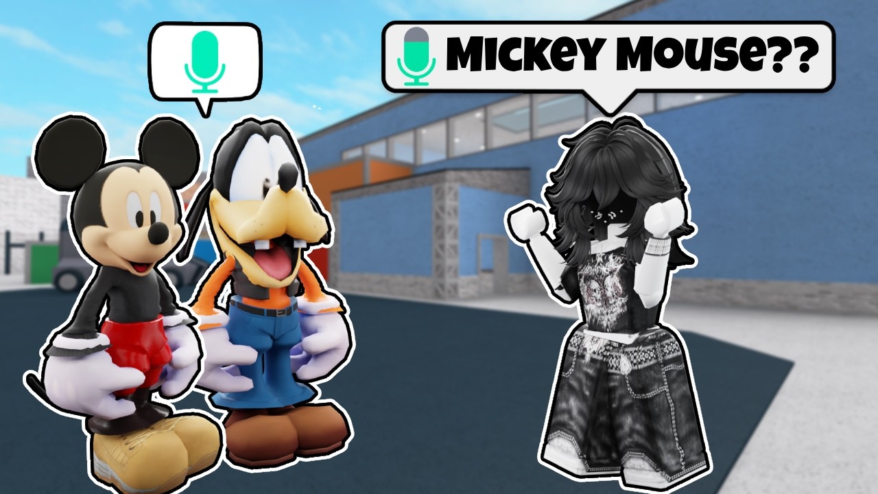MM2 TROLLING as Mickey Mouse & Goofy VOICE CHAT! *FUNNY MOMENTS* - YouTube