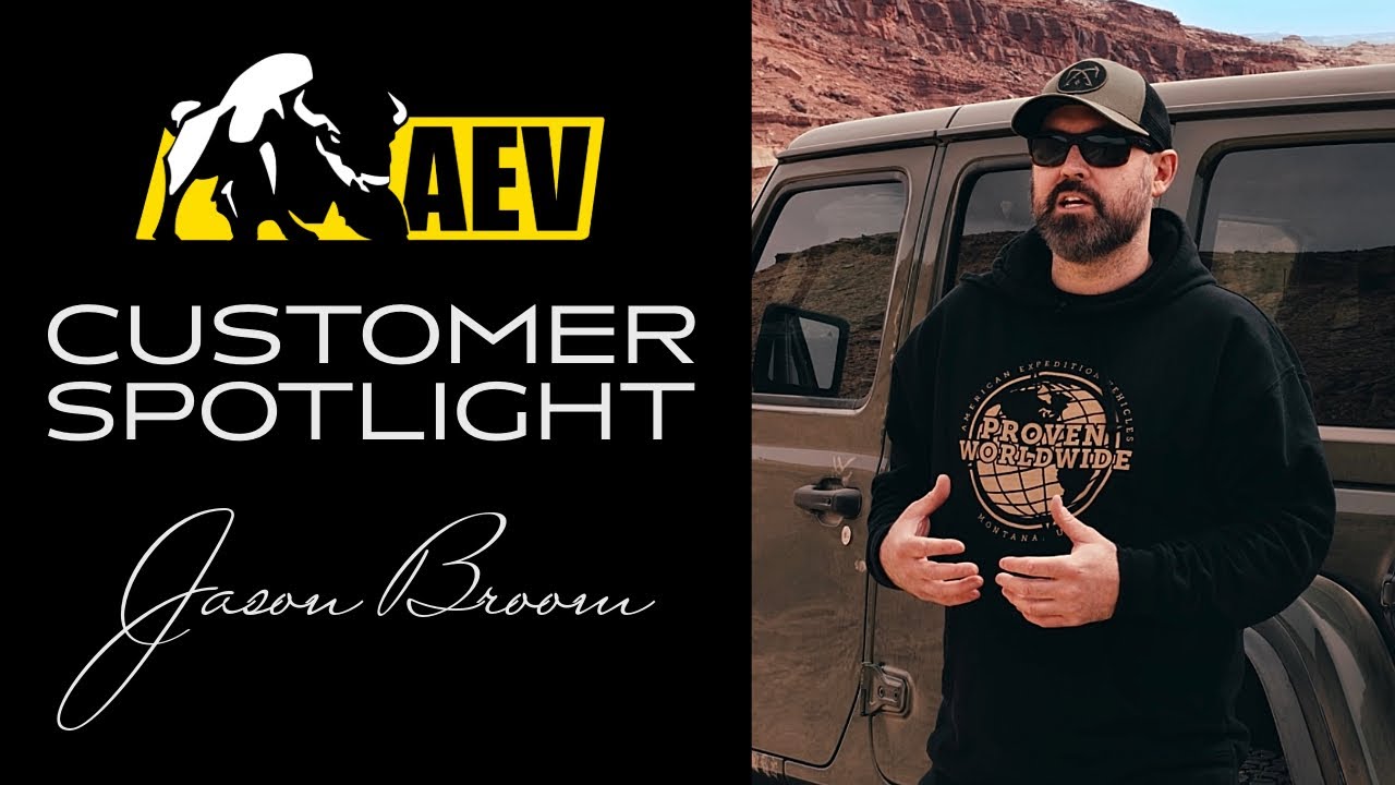 AEV Customer Spotlight: Jason Broom / 2023 JL370 Wrangler 392 - YouTube