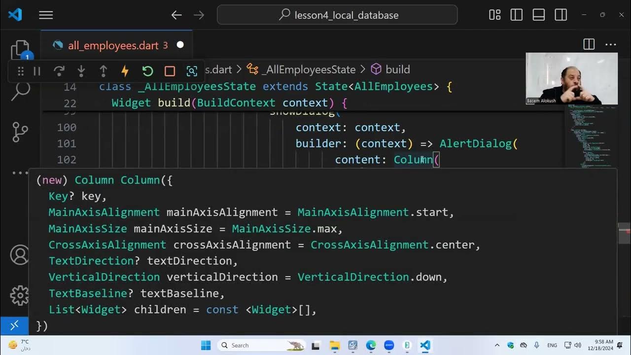 Flutter Lecture 11 - Delete and Update Data in the Database - YouTube