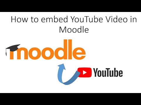 How to Embed YouTube Video in Moodle? - YouTube