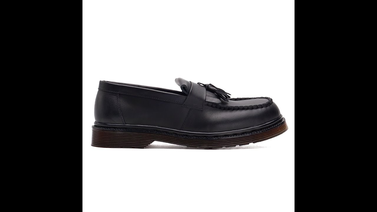 Sepatu Loafer Kulit Original Kenzio Gates Black Solid TotoSuryo x ...