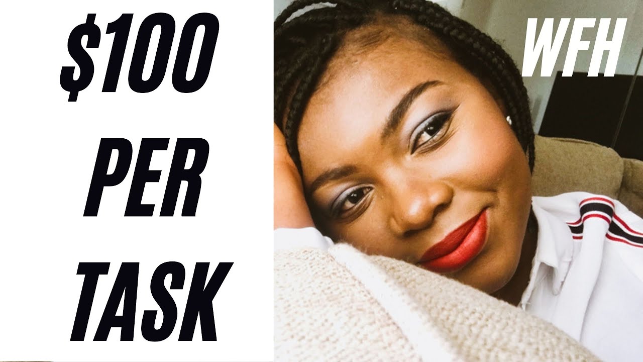This Website Pays $100 Per task!Work-At-home 2020 (make money online ...