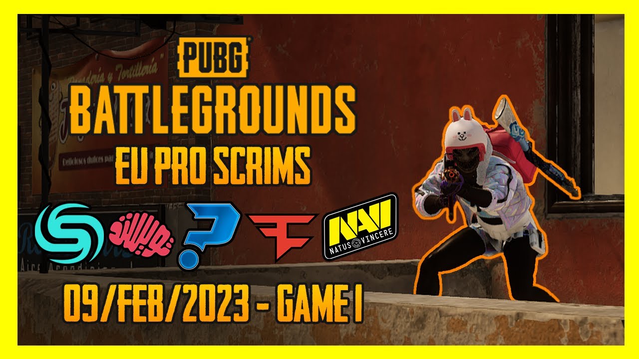 PUBG EU Pro Scrims Game 1 - 09/Feb: Soniqs, Twisted Minds, FaZe, NaVi, Question Mark & More ...