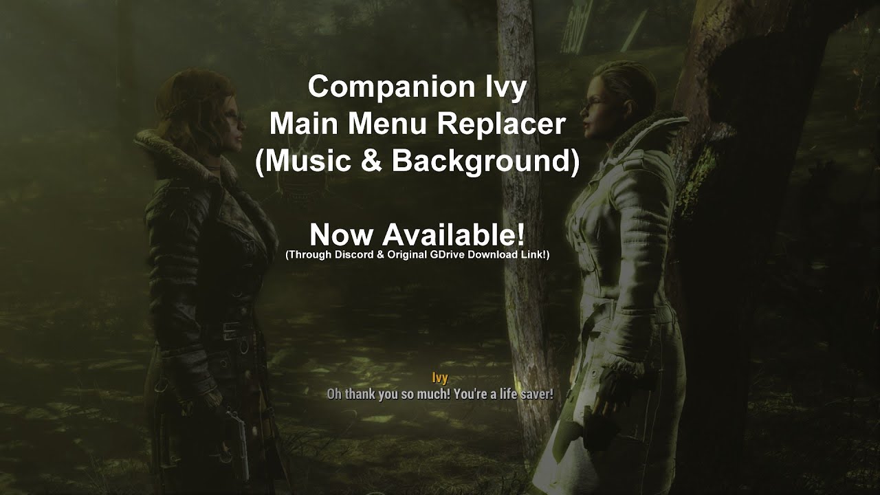 Companion Ivy Main Menu Replacer - YouTube