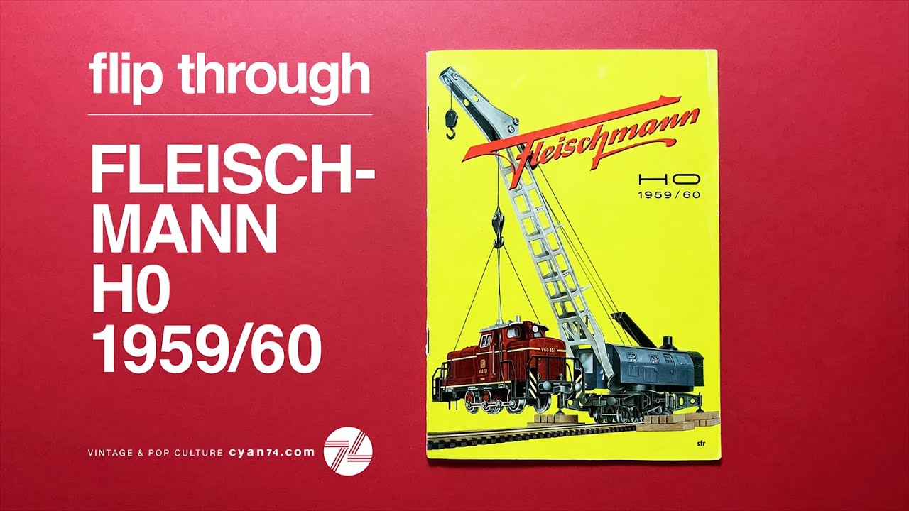 Fleischmann 1959/60 catalogue flip through: German Model Trains Vintage ...