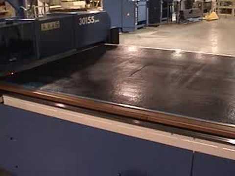Atom Flashcut 30155 cutting uncured rubber - YouTube