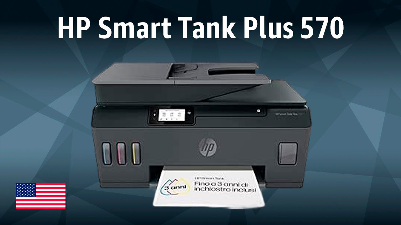 Multifunction printer HP Smart Tank Plus 570 | TEST | English - YouTube