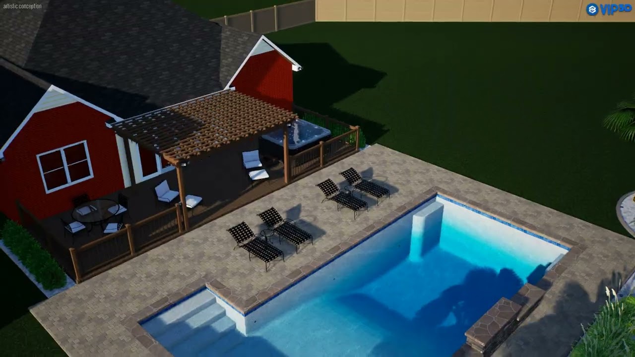Kenning Residence Custom Swimming Pool Design StoryBoard 01 002 - YouTube
