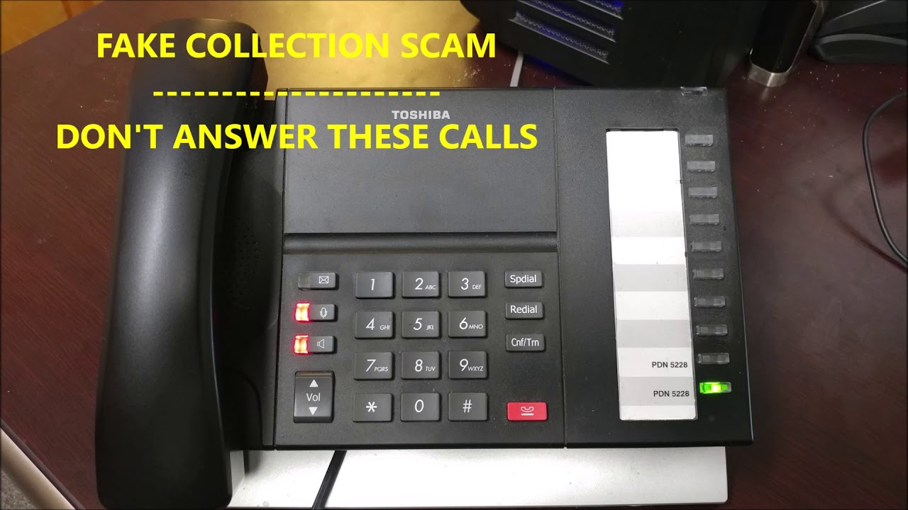 More Fake Scam Collection Calls! - YouTube