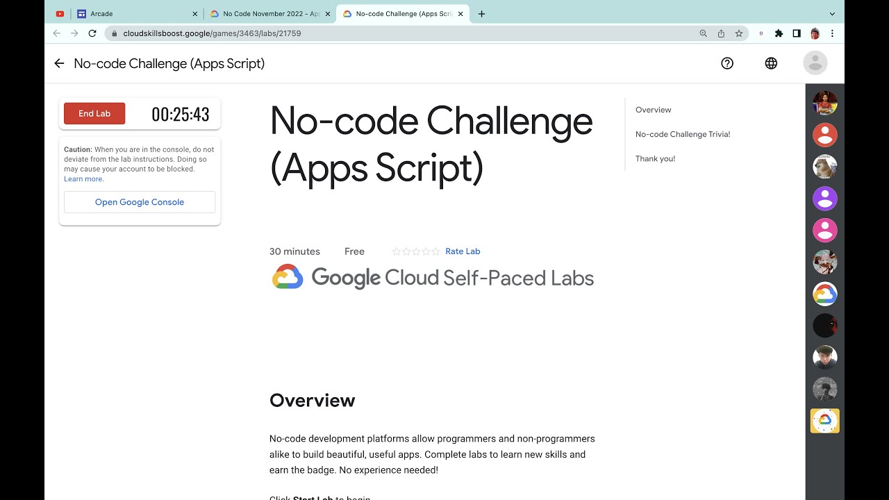No-code Challenge (Apps Script) || #qwiklabs || #quiz - YouTube