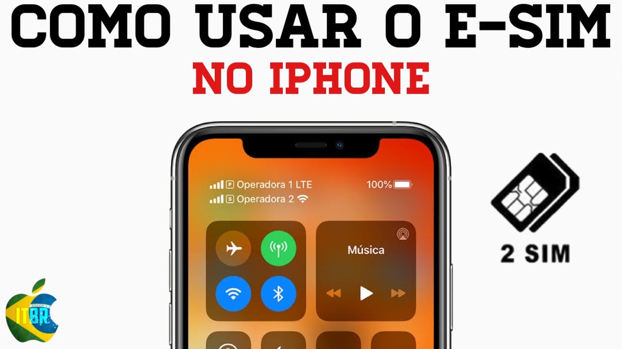 Como Usar e Configurar o eSIM no iPhone (Vivo, Tim e Claro) [2 Chips ...