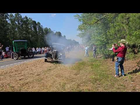 Bonnie & Clyde ambush re-enactment, 5/27/23.